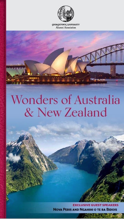 Wonders of of Australia and New Zealand - Georgetown Alumni